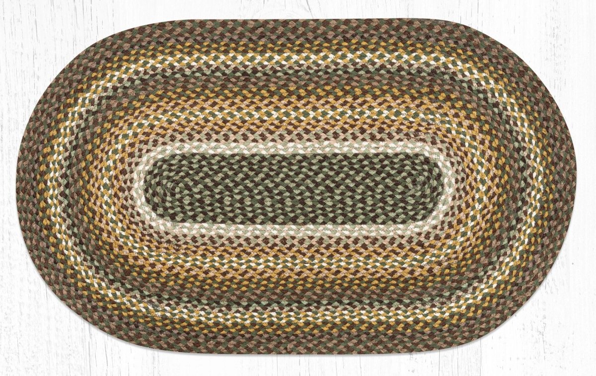 Oval Braided Natural Jute Fiber Rugs | Ozark Cabin Décor LLC – Ozark ...