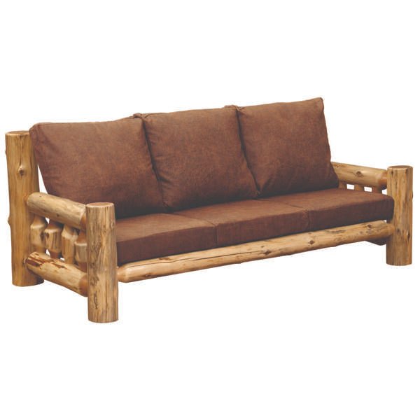 Fireside Lodge Cedar Log Sofa | Ozark Cabin Décor, LLC