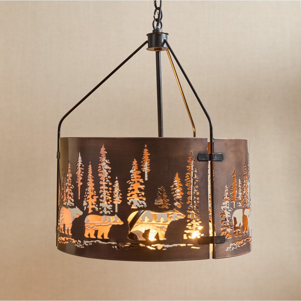 Bear Walk Pendant Light | Ozark Cabin Décor LLC – Ozark Cabin Décor, LLC