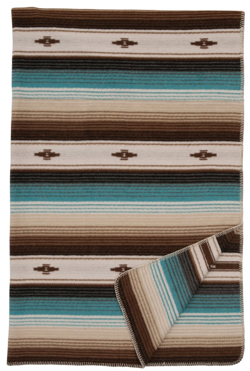 Zarape Wooded River Wool Throw | Ozark Cabin Décor LLC – Ozark Cabin ...