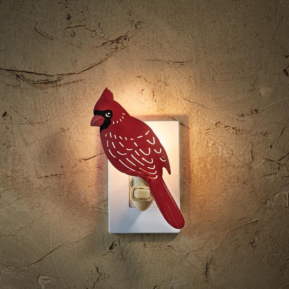 Cardinal Bird Ambient Night Light | Ozark Cabin Décor LLC – Ozark Cabin ...