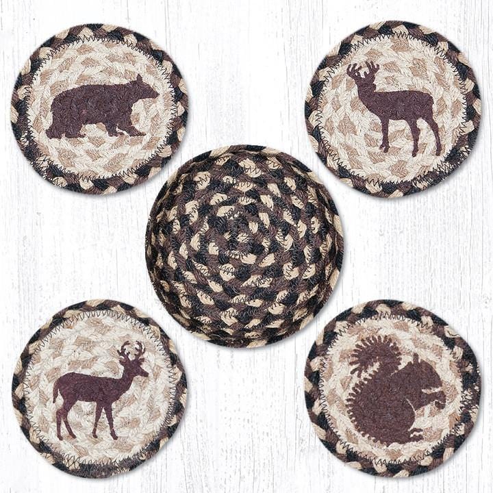 Wildlife Coaster Set | Ozark Cabin Décor, LLC