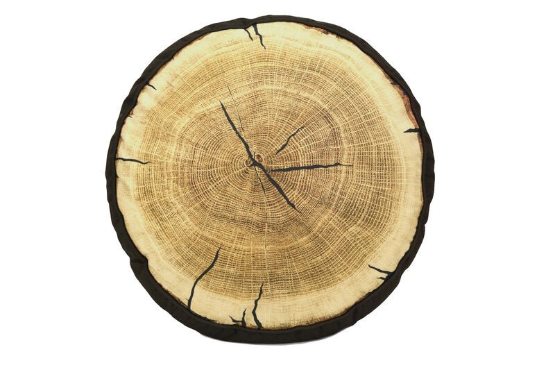 Round Tree Ring Decorative Pillow | Ozark Cabin Décor LLC – Ozark Cabin ...